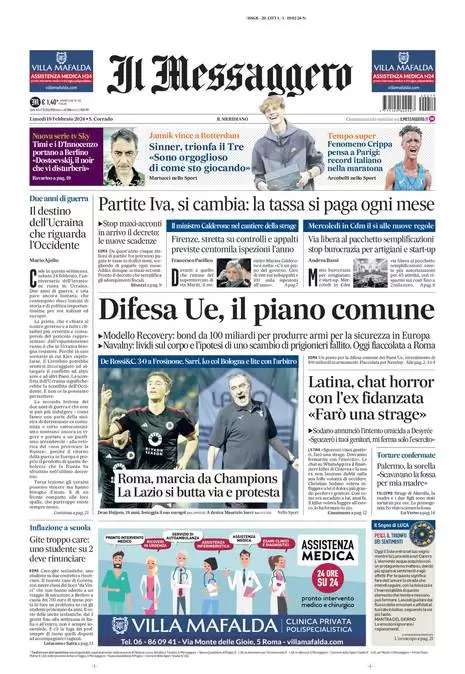 Il Messaggero: "Roma marcia da Champions, la Lazio si butta via e ...